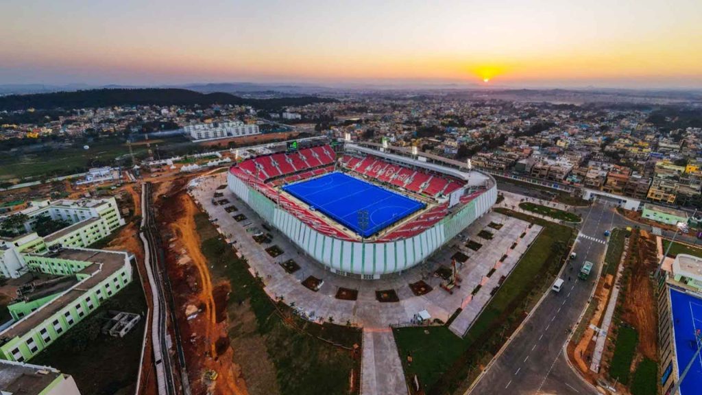 Birsa Munda International Hockey Stadium, Odisha - Collage Design