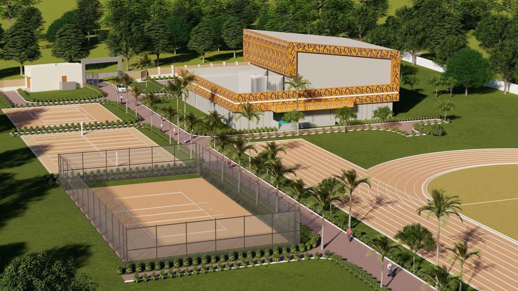 Sports Infrastructure Masterplan Gujarat - Collage Design