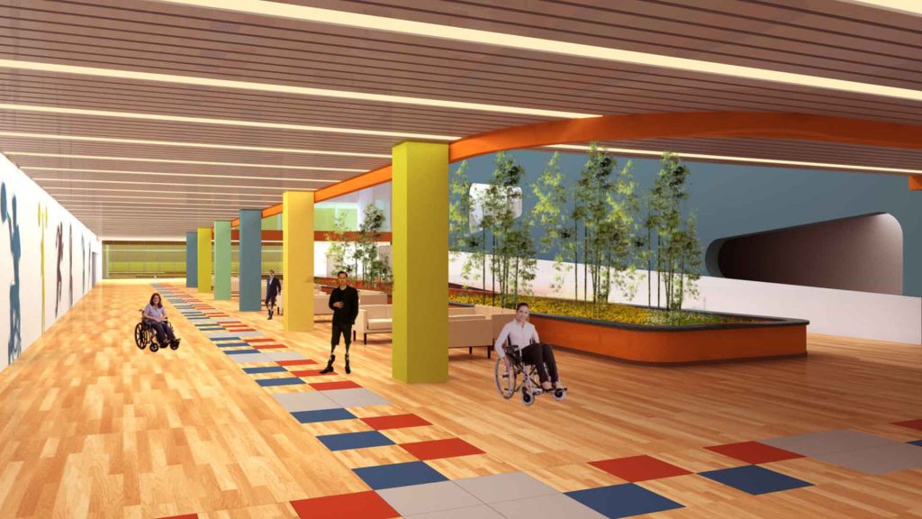 COE - Disability Sports, Gwalior - Collage Design