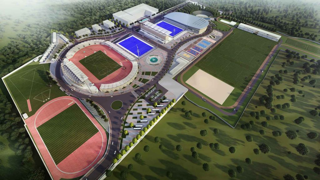 International Sports Complex, Bhopal - Collage Design