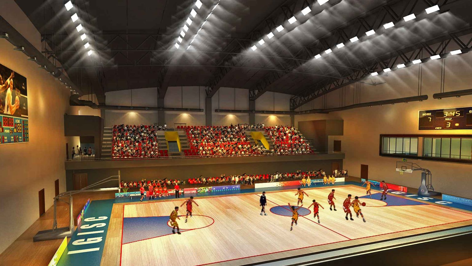 IG International Sports Complex Haldwani – Collage Design