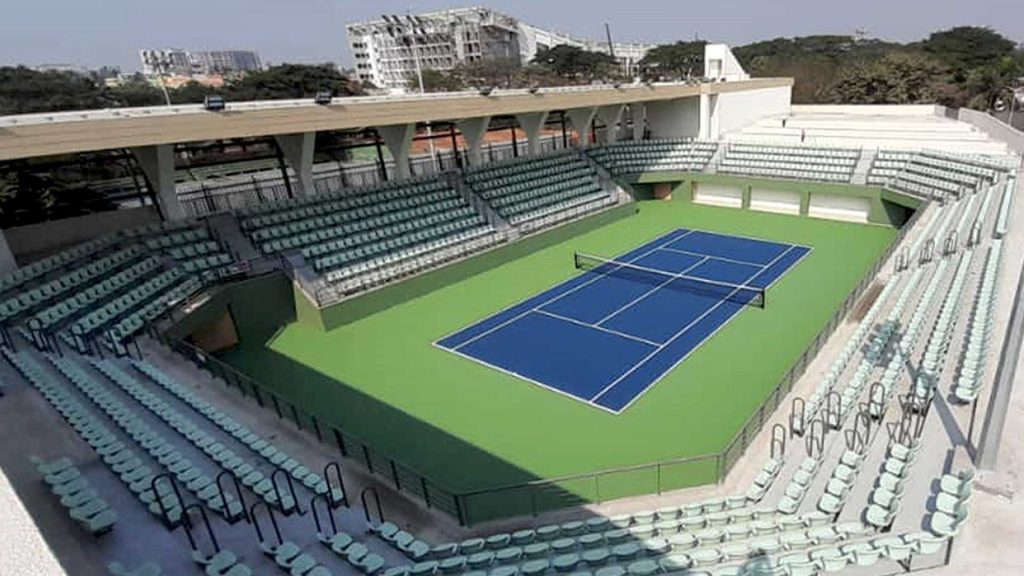 Kalinga Tennis Stadium, Bhubaneswar - Collage Design