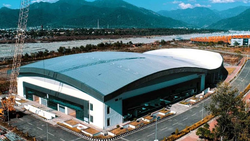 IG International Sports Complex Haldwani - Collage Design