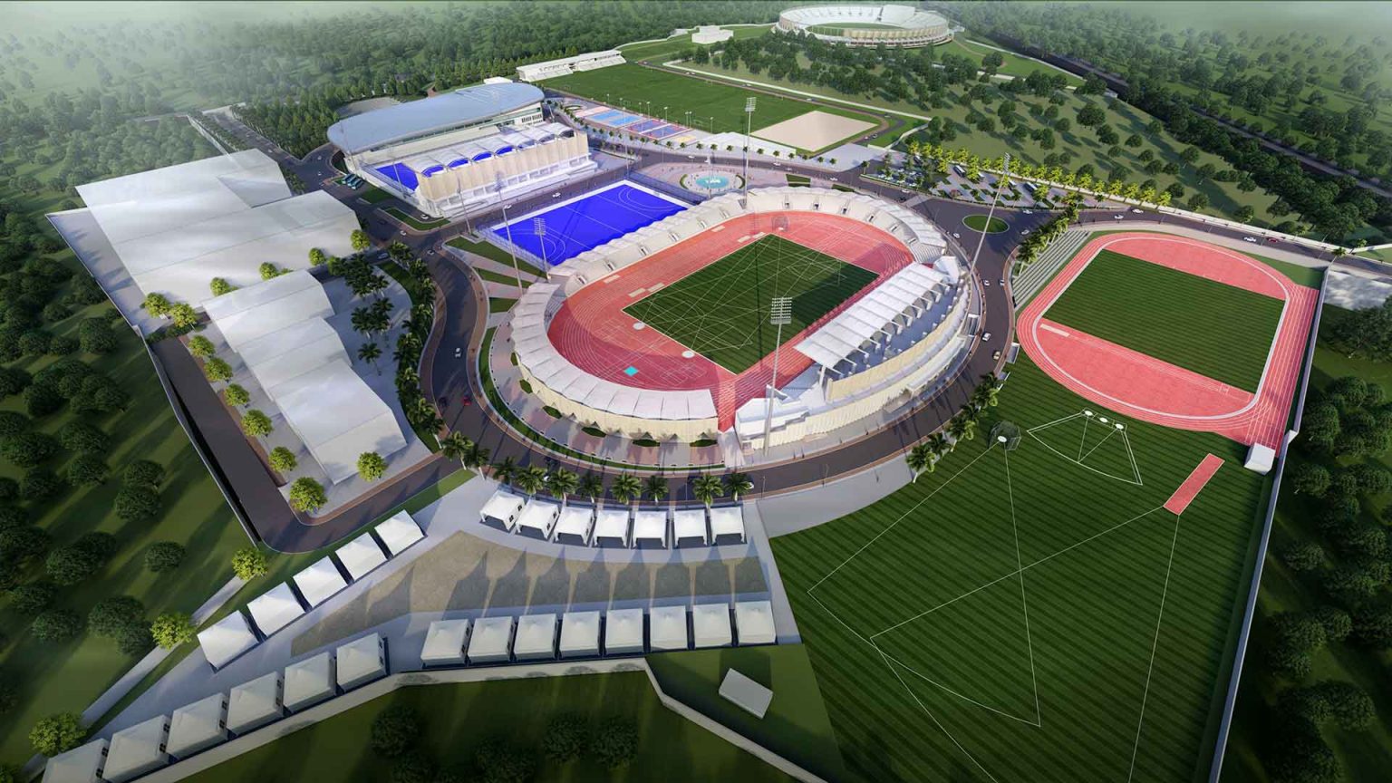International Sports Complex, Bhopal - Collage Design