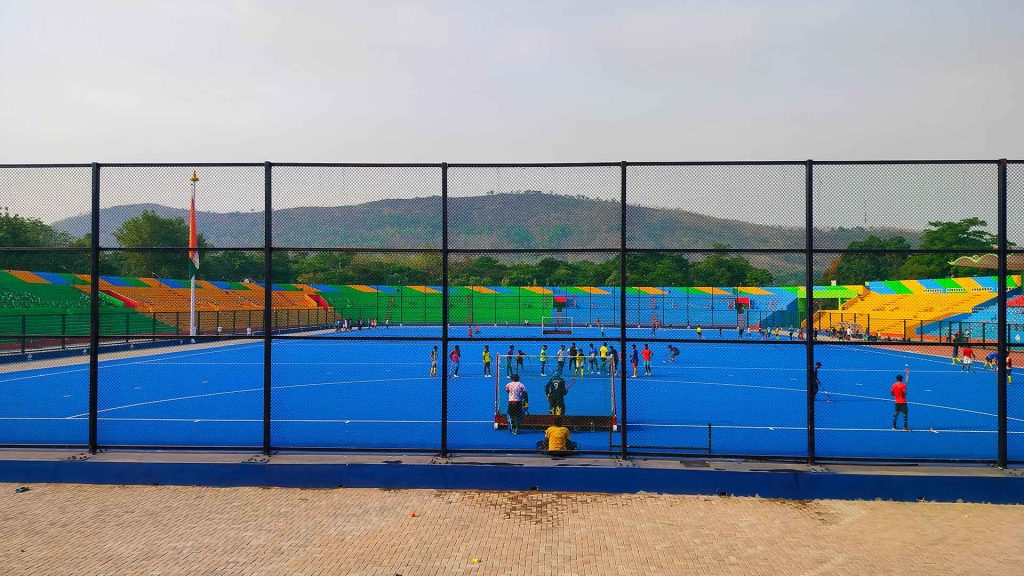 SAIL Hockey Stadium, Rourkela, Odisha - Collage Design